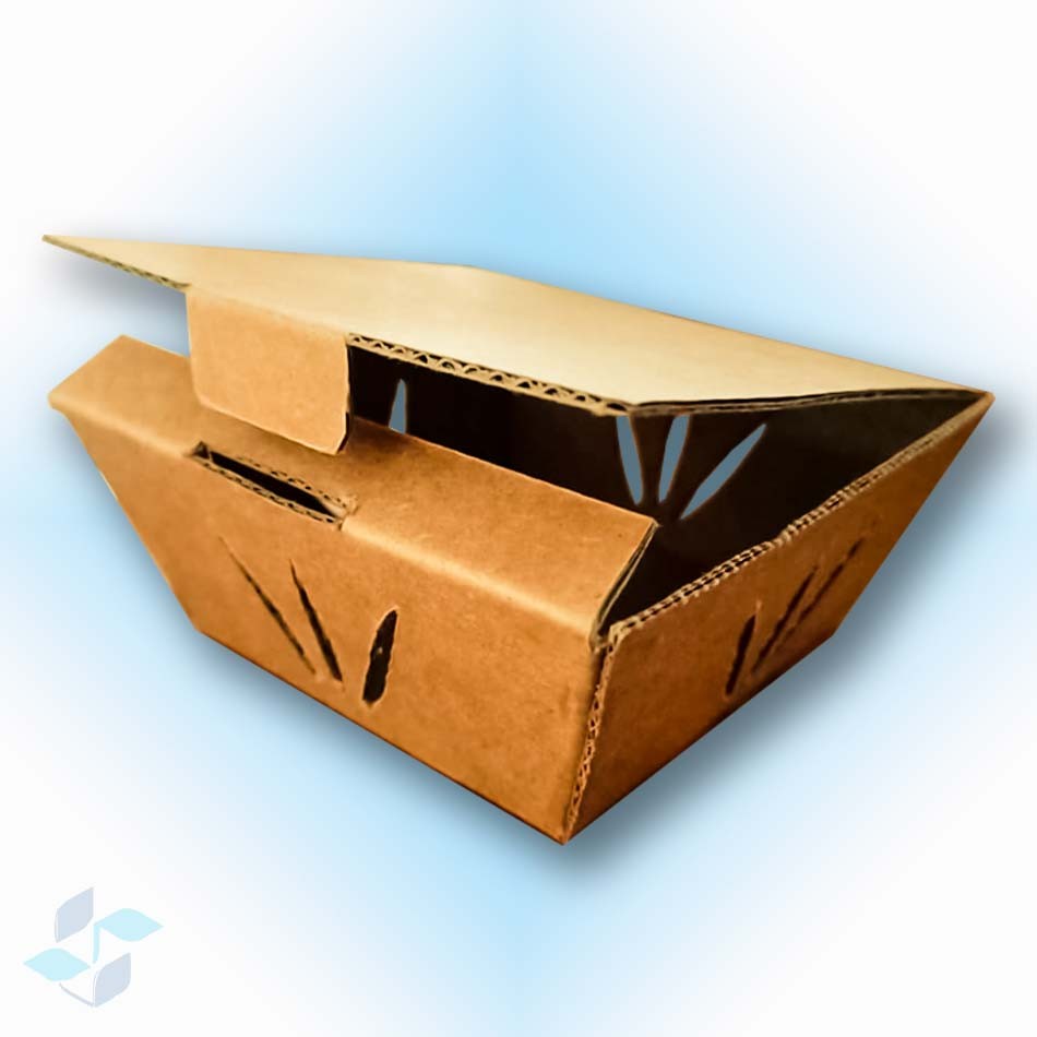 CLAMSHELL DE CARTÓN 6 OZ.